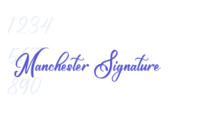 Manchester Signature Font Free [Download Now]