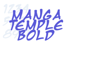 Manga Temple Bold Font Free [Download Now]