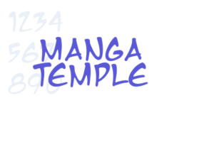 Manga Temple - Font Free Download