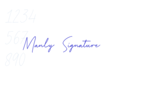 Manly Signature Font Free [Download Now]