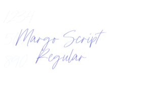Margo Script Regular Font Free [Download Now]