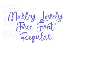 Marley Lovely Free Font Regular Font Free [Download Now]