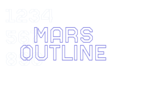 Mars Outline Font Free [Download Now]