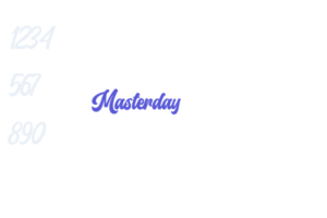 Masterday Font Free [Download Now]