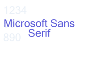 Microsoft Sans Serif - Font Free Download