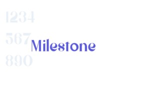 Milestone Font Free [Download Now]