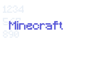 Minecraft Font Free [Download Now]