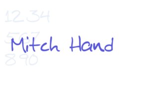 Mitch Hand Font Free [Download Now]