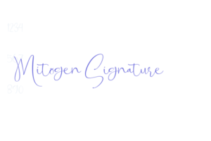 Mitogen Signature Font Free [Download Now]