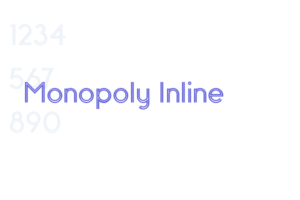 Monopoly Inline Font Free [Download Now]