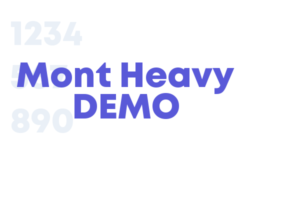 Mont Heavy DEMO Font Free [Download Now]