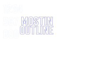 Mostin Outline Font Free [Download Now]
