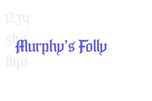 Murphy's Folly Font Free [Download Now]