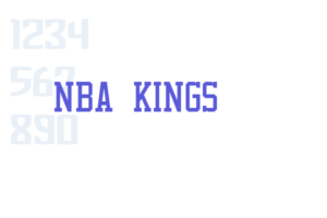 NBA Kings Font Free [Download Now]