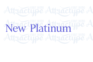 New Platinum Font Free [Download Now]