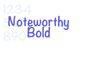 Noteworthy Bold Font Free [Download Now]
