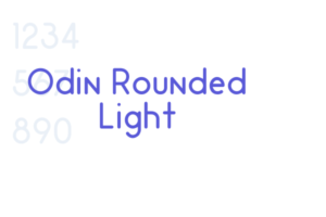 Odin Rounded Light Font Free [Download Now]