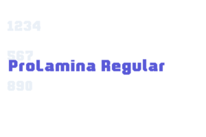 ProLamina Regular Font Free [Download Now]