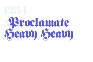 Proclamate Heavy Font Free [Download Now]