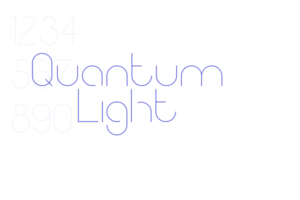 Quantum Light Font Free [Download Now]