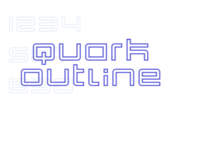 Quark Outline - Font Free Download