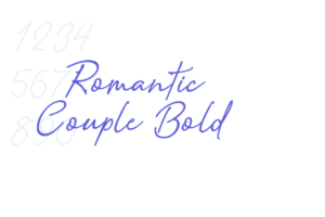 Romantic Couple Bold Font Free [Download Now]