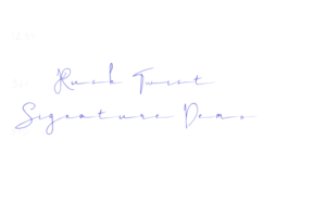 Rush Twist Signature Demo Font Free [Download Now]