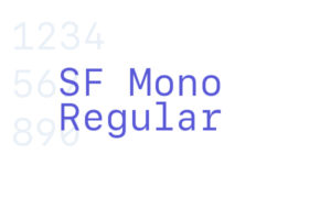 SF Mono Regular Font Free [Download Now]