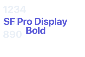 SF Pro Display Bold Font Free [Download Now]