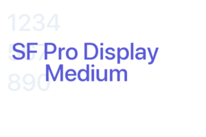 SF Pro Display Medium Font Free [Download Now]