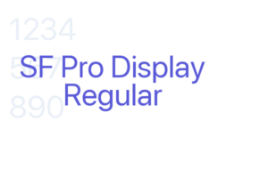 SF Pro Display Regular Font Free [Download Now]