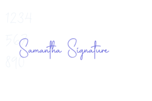 Samantha Signature Font Free [Download Now]