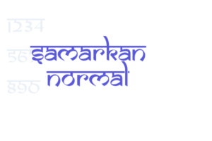 Samarkan Normal Font Free [Download Now]