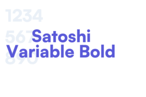 Satoshi Variable Bold Font Free [Download Now]