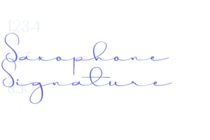 Saxophone Signature Font Free [Download Now]