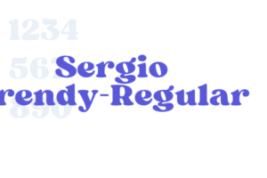 Sergio Trendy-Regular Font Free [Download Now]