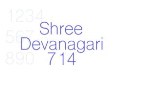 Shree Devanagari 714 Font Free [Download Now]
