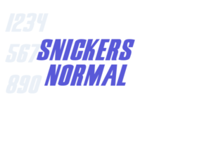 Snickers Normal Font Free [Download Now]