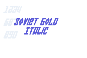 Soviet Bold Italic Font Free [Download Now]