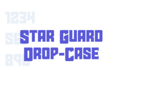 Star Guard Drop-Case Font Free [Download Now]