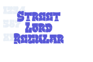 Street Lord Regular Font Free [Download Now]
