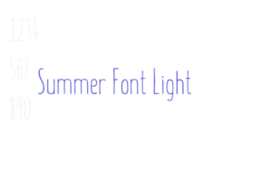 Summer Font Light - Font Free Download Now