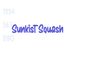 Sunkist Squash Font Free [Download Now]