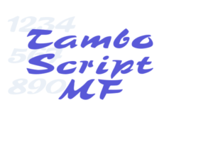 Tambo Script MF Font Free [Download Now]