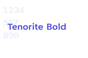 Tenorite Bold Font Free [Download Now]