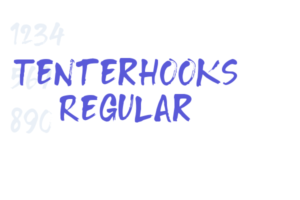 Tenterhooks Regular Font Free [Download Now]