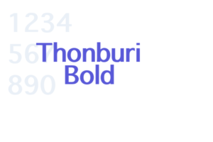 Thonburi Bold Font Free [Download Now]