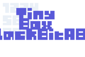 Tiny Box BlackBitA8 - Font Free Download