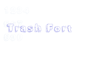 Trash Fort Font Free [Download Now]