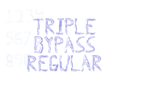 Triple Bypass Regular Font Free [Download Now]